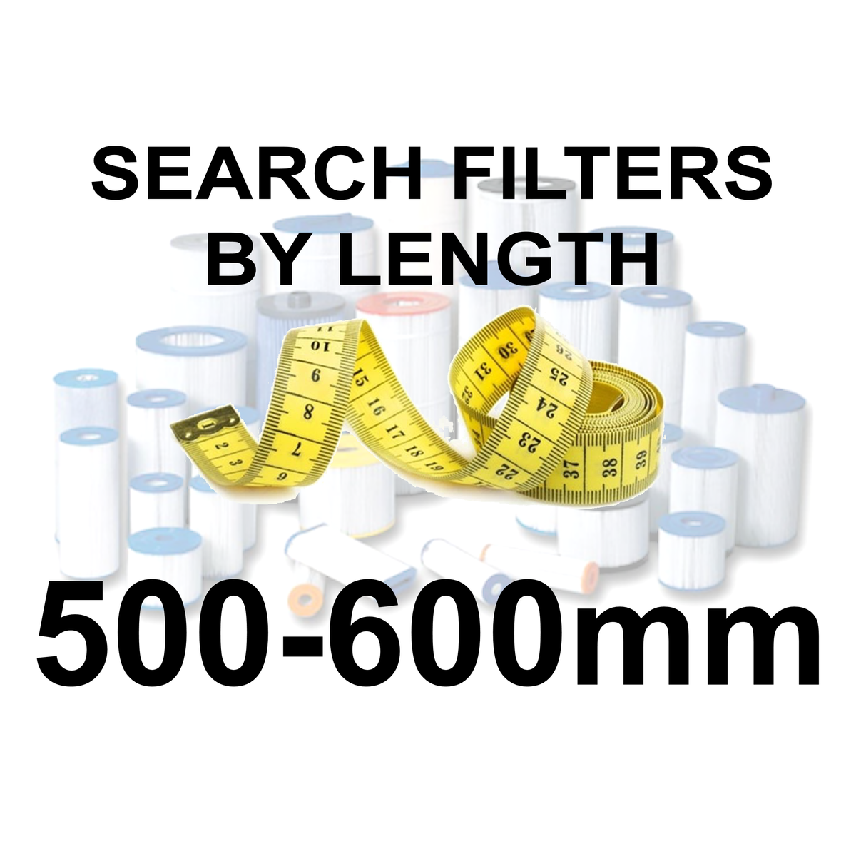 500-600mm Filter Cartridges – Heater and Spa Parts