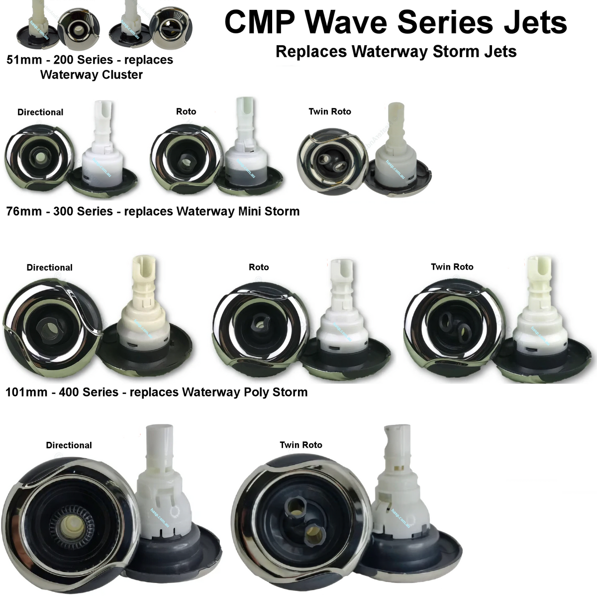 CMP Wave Jets – Heater and Spa Parts