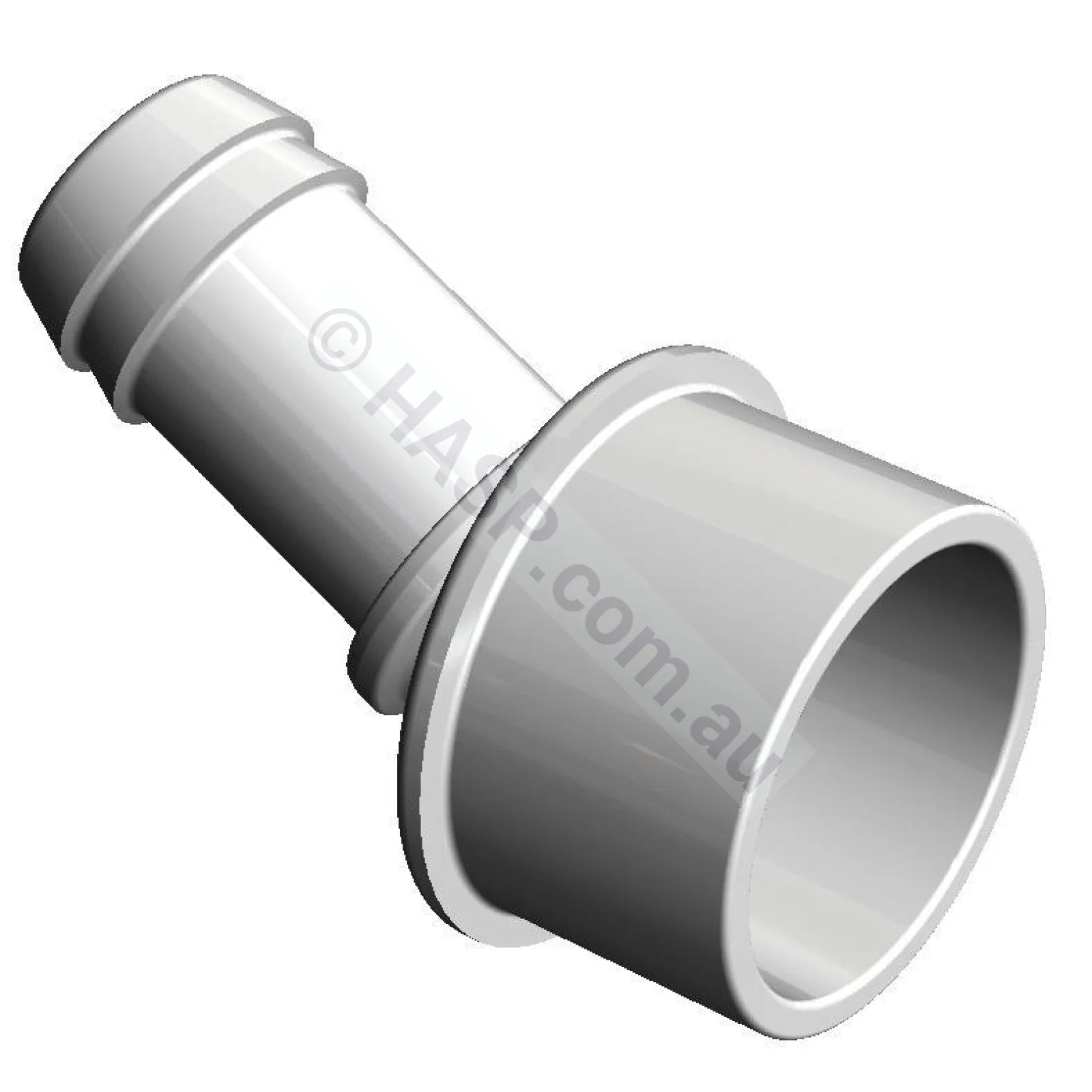 19mm Barb to 25mm Spigot - Barb Adaptor - 45° Angle