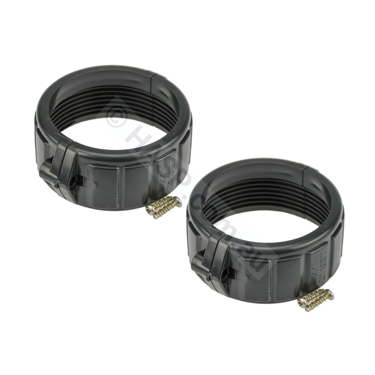 Pair of Coarse-to-Fine-Thread Split Nut Adaptors – Heater and Spa Parts
