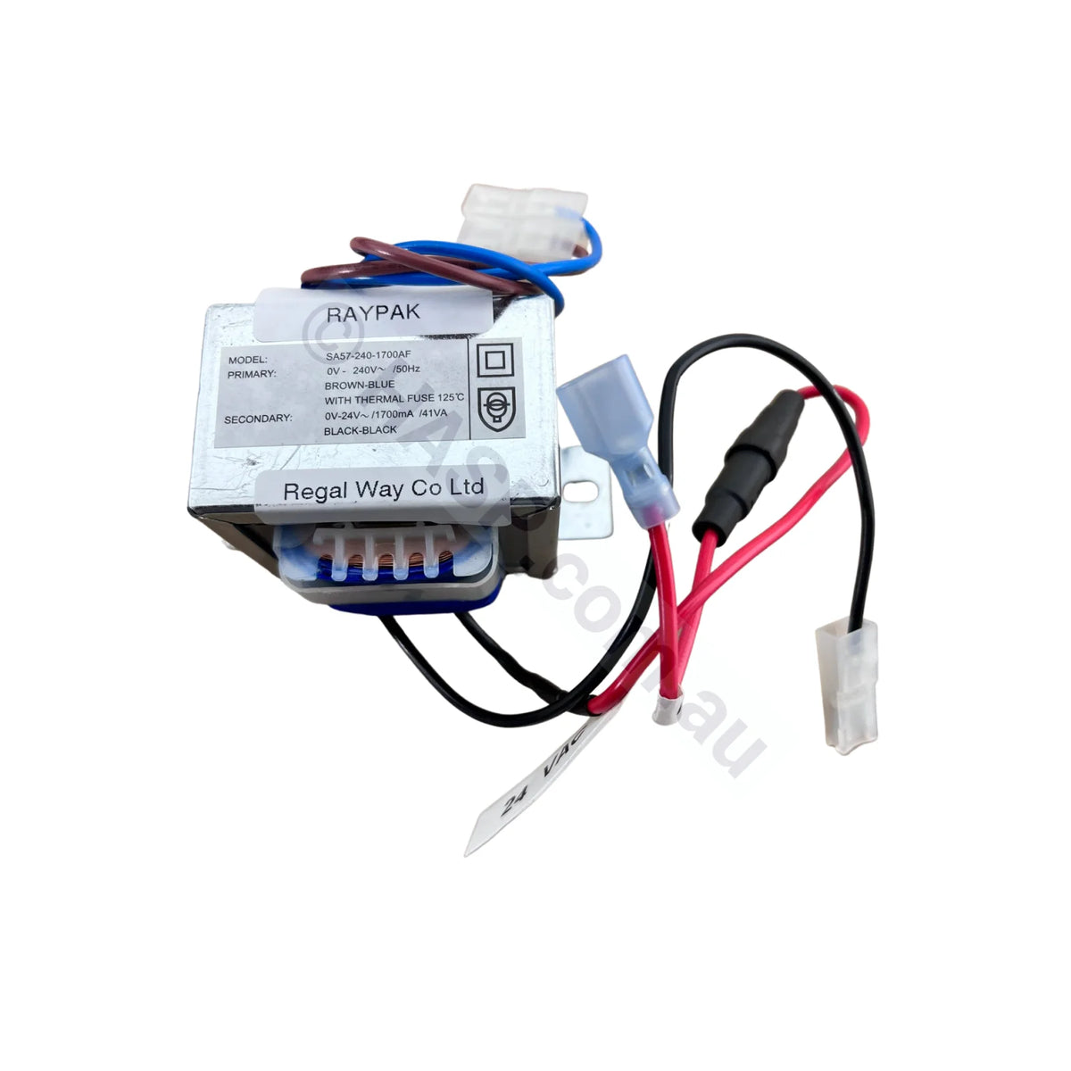 Raypak Gas Heater Transformer – Heater and Spa Parts