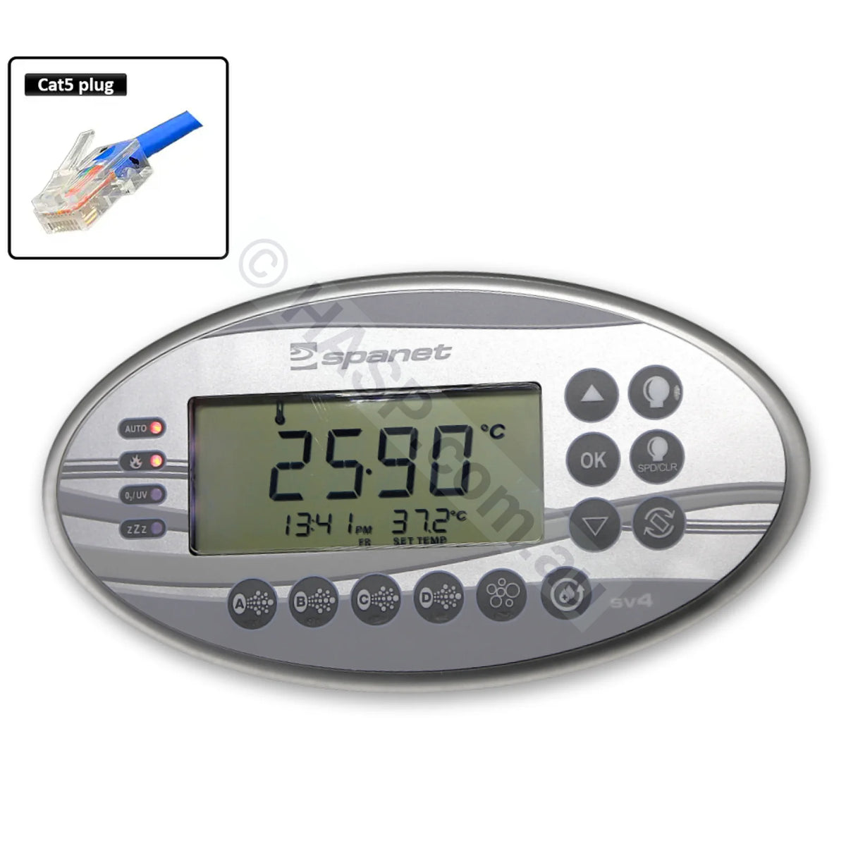 SpaNET SV4 - SV-4T aka Vortex® VSX4 4VH Touchpad Keypad Control Pad ...